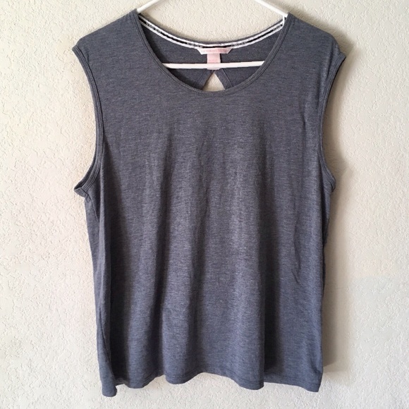 Victoria's Secret | Tops | Victorias Secret Open Back Muscle Tee | Poshmark